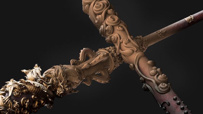 Black Myth Wukong WEAPON - DSculpt Studio - 3D Art Oursourcing
